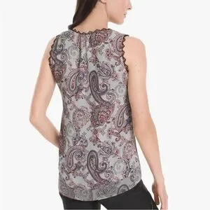White House Black Market | Tops | White House Black Market Paisley Lace ...